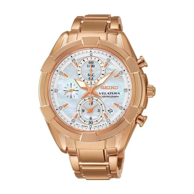 SEIKO VELATURA QUARTZ CHRONOGRAPH | Χρυσό & Ασήμι